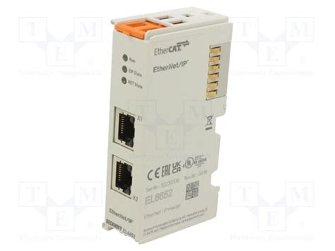 El6652 Beckhoff Automation Modulo Industriale Comunicativo 25÷60°c Ip20 Ethernet Ip