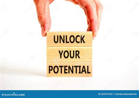 Unlock Your Potential Symbol Concept Words Unlock Your Potential On