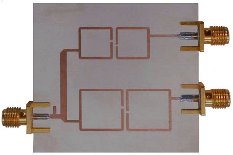 Bandpass Filter Using Two Open Loop Resonators Download Scientific Diagram
