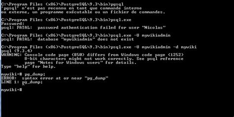 [postgresql] installation psql par nietzsche14 page 1 openclassrooms