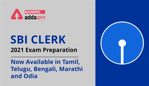 Sbi Clerk 2021 Exam Preparation In Tamil Telugu Odia Bengali And