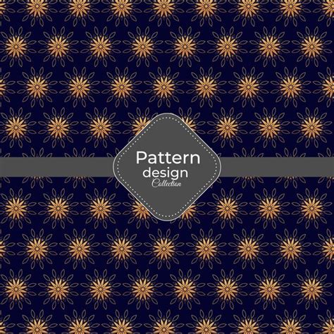 Premium Vector Luxury Flower Pattern Design Template