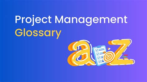 Glossary Project Management Terms And Definitions From A Z TeamBoard