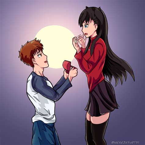 Shirou X Rin Oc Fanart Menezesarts1 Rfatestaynight