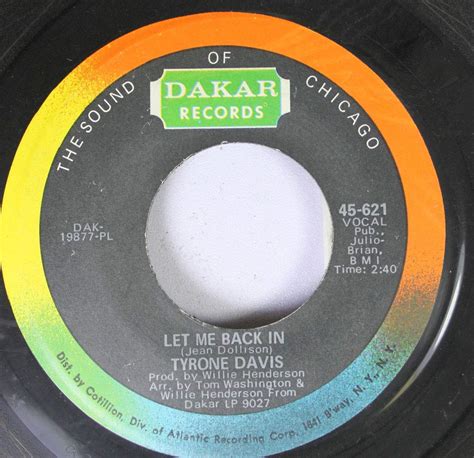 Every Billboard Hot 100 Single 1970 495 ” Let Me Back In” Tyrone