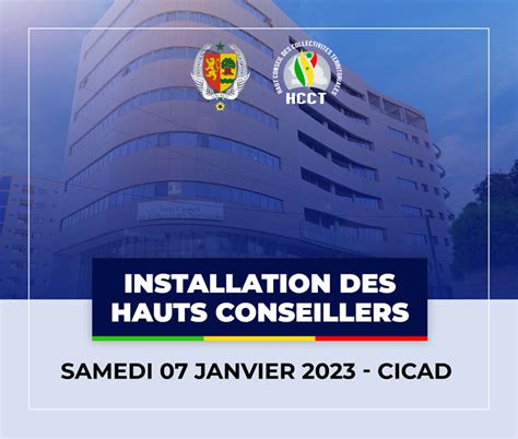 Installation offcielle du Haut Conseil des collectivités territoriales