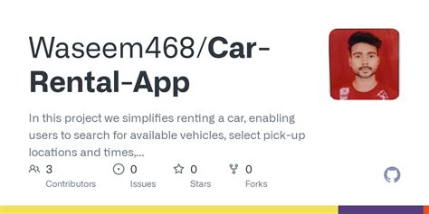 Github Waseem468car Rental App In This Project We Simplifies Renting A Car Enabling Users