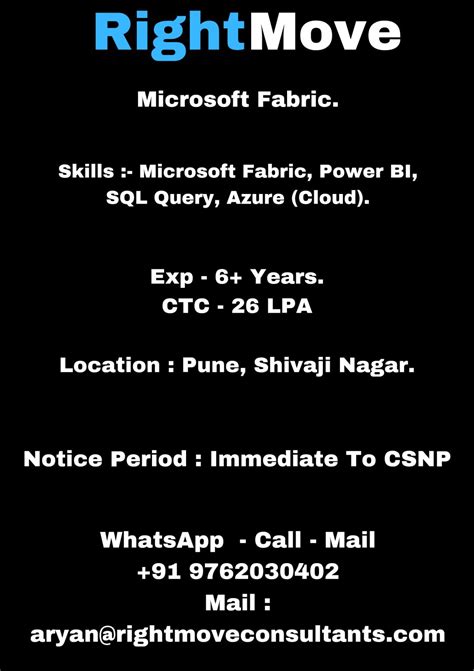 microsoftfabric powerbi azurecloud sqlquery permanentopportunity