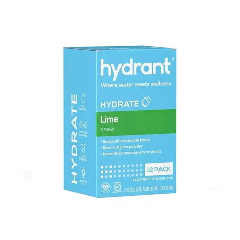 Hydrant Lime Electrolyte Drink