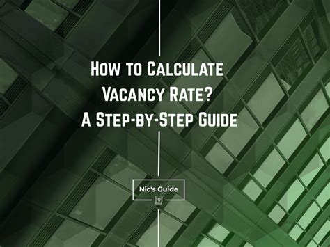 How To Calculate Vacancy Rate A Step By Step Guide