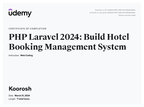 Koorosh Irani Parast On Linkedin Udemy Course Completion Certificate