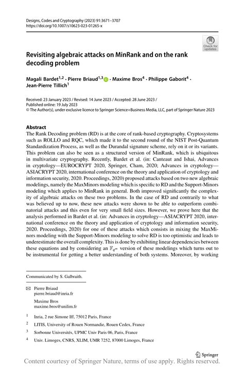 revisiting algebraic attacks on minrank and on the rank decoding problem