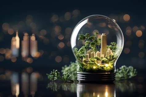 Premium Ai Image Green Clean Energy Save Planet Environmental