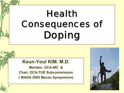 Health Consequences Of Doping World Anti Doping Agency