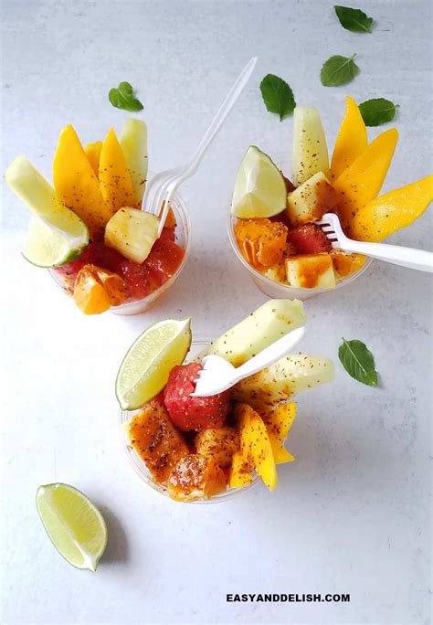 Mexican Fruit Cups Vasos De Fruta