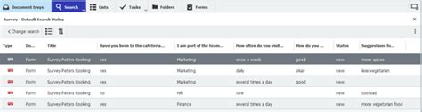 online surveys using docuware forms options for analyzing responses