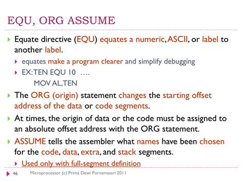 Ppt Fundamental Of Assembly Language Programming For Microprocessor Powerpoint Presentation