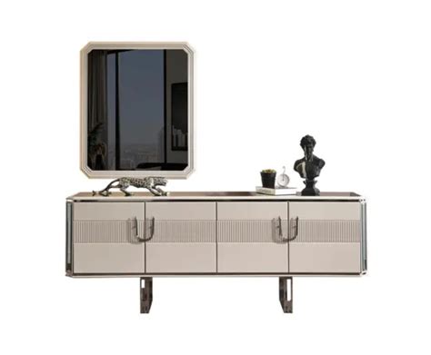 Buffet Commode Luxe Armoires Commodes Salon Bois Blanc Meuble Eur 1694