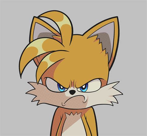 4856 Safe Artistpinksodaeve Miles Tails Prower Fox Angry