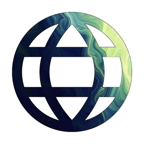 Premium Photo Image Icons Globe Luminous Gradient Background
