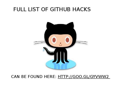 Github Hacks