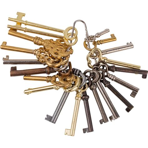 UNIQANTIQ HARDWARE SUPPLY Skeleton Key Set Reproduction For Antique