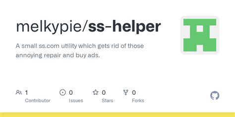 GitHub Melkypie Ss Helper A Small Ss Utility Which Gets Rid Of