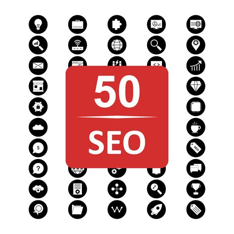 Set Of Vector SEO Search Engine Optimization Icons Vector Art At Vecteezy