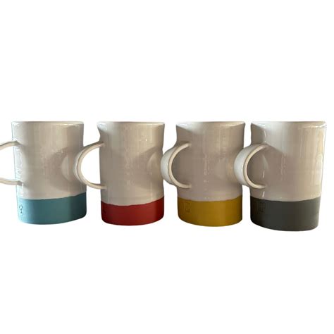 Stoneware Mugs Set Of 4 Java Republic