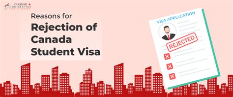 Top 5 Reasons For Canadian Student Visa Rejection Cougar Immigration