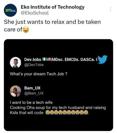 Eko Institute Of Technology On Linkedin Eit Womenintech Tech