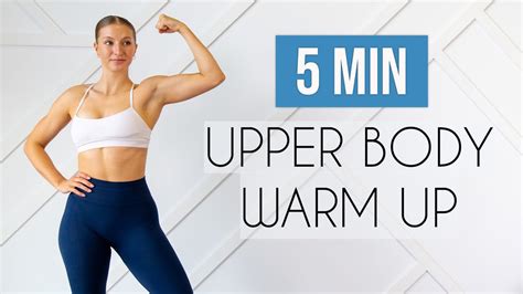 5 Min Upper Body Warm Up Routine Total Upper Body Warm Up