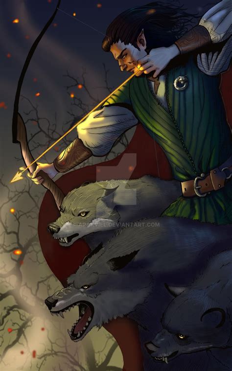 Elf Man The Witcher Game Elder Scrolls Dragon Age Archer Tolkien