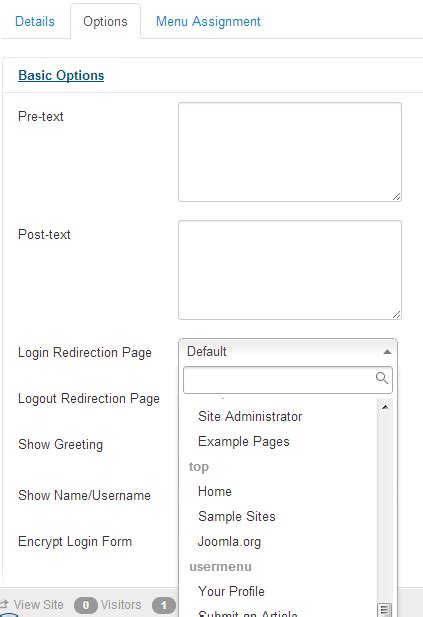 How Do You Redirect Users After A Successful Login Joomla Documentation