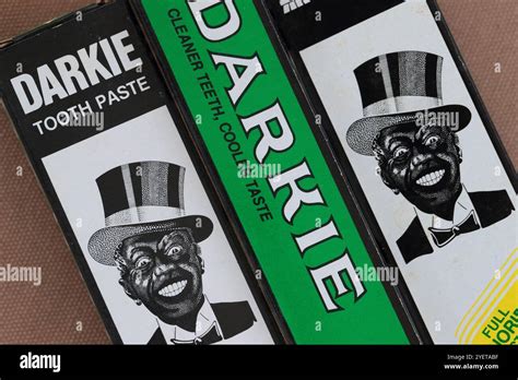 Photographs Of Darkie Brand Toothpaste From 1980s Hong Kong Concept Racism Racist