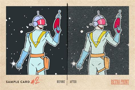 retro print texture effect by mockstar