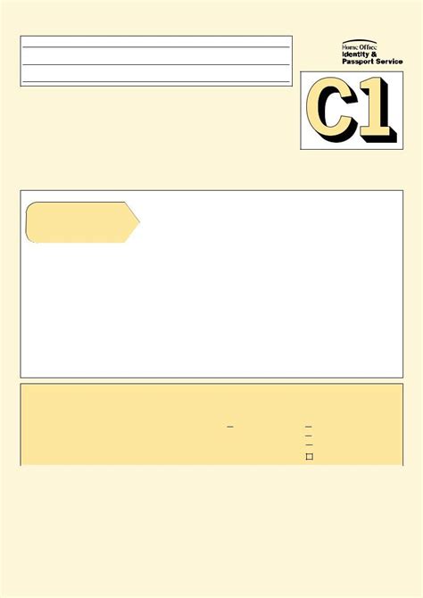 Uk Form C1 Passport ≡ Fill Out Printable Pdf Forms Online