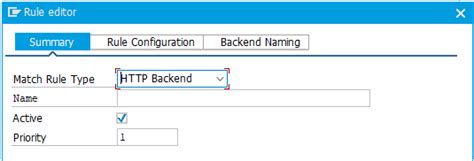 Configure Backend Naming