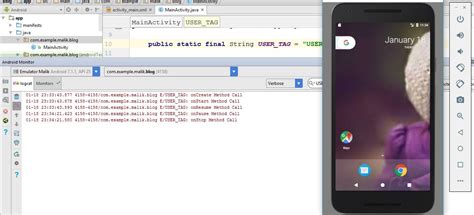 Android Lifecycle Method Programming