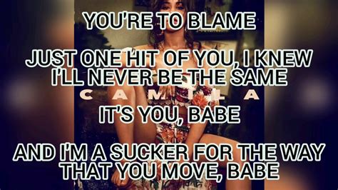 Camila Cabello Never Be The Same Lyrics YouTube