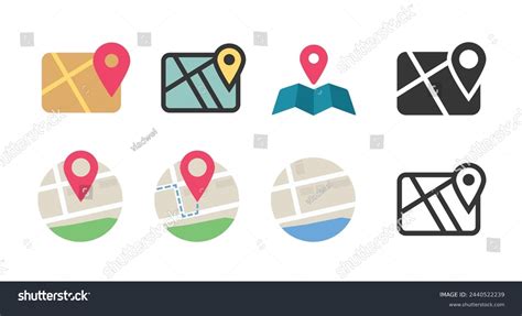 133868 Paper Map Icon Stock Vectors And Vector Art Shutterstock