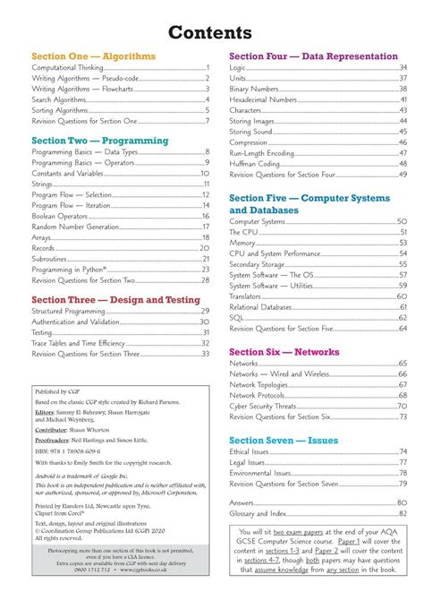 gcse aqa grade 9 1 computer science revision guide 2022 and beyond cgp