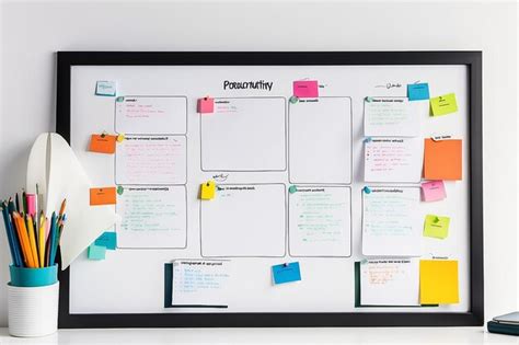 Premium Photo Scrum Agile Board To Increase Productivity For Team Work