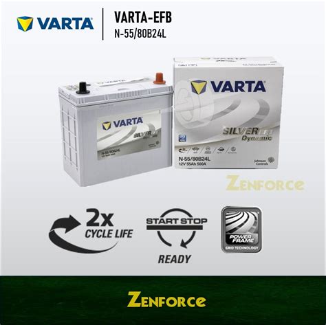 Varta Car Battery Start Stop Silver Dynamic Efb N B L New