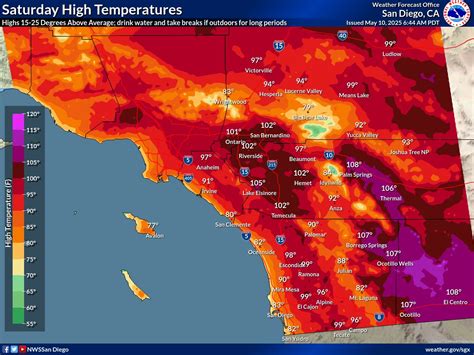 San Diego Weather Record Breaking Heat Scorches County Before Below