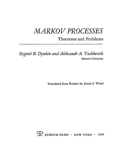 markov processes pdf