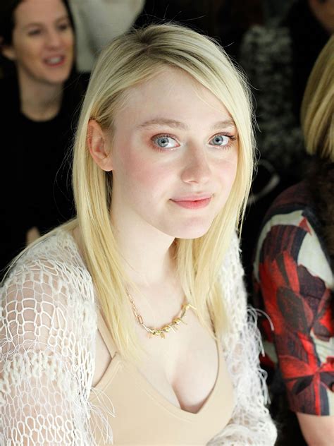 Dakota Fanning Rodarte Fashion Show In New York Feb 2014 • Celebmafia