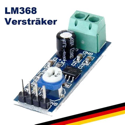 Lm386 Verstärker Mikrofon Lautsprecher Arduino Sound Sensor Amplifier