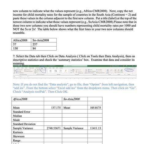 give the screenshot of your excel output answer the
