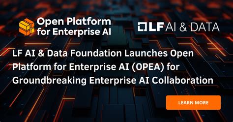 lf ai and data foundation launches open platform for enterprise ai opea